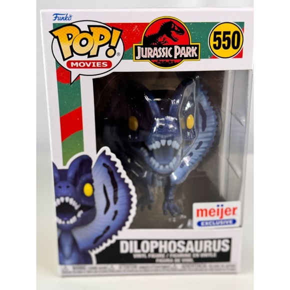 Funko | Toys | Funko Pop Jurassic Park Dilophosaurus 55 Meijer ...